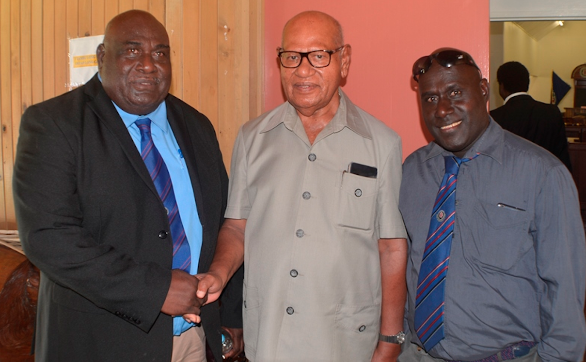 President_Hon_Chief_Dr_John_Momis_with_Member_for_South_Bougainville ...